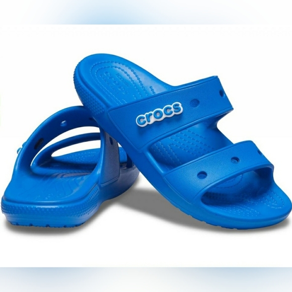 CROCS | Shoes | Crocs Bright Cobalt Blue Classic Crocs Sandals Size ...